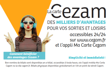 Carte Cezam 2026 – Comité Social et Economique ALE Illkirch